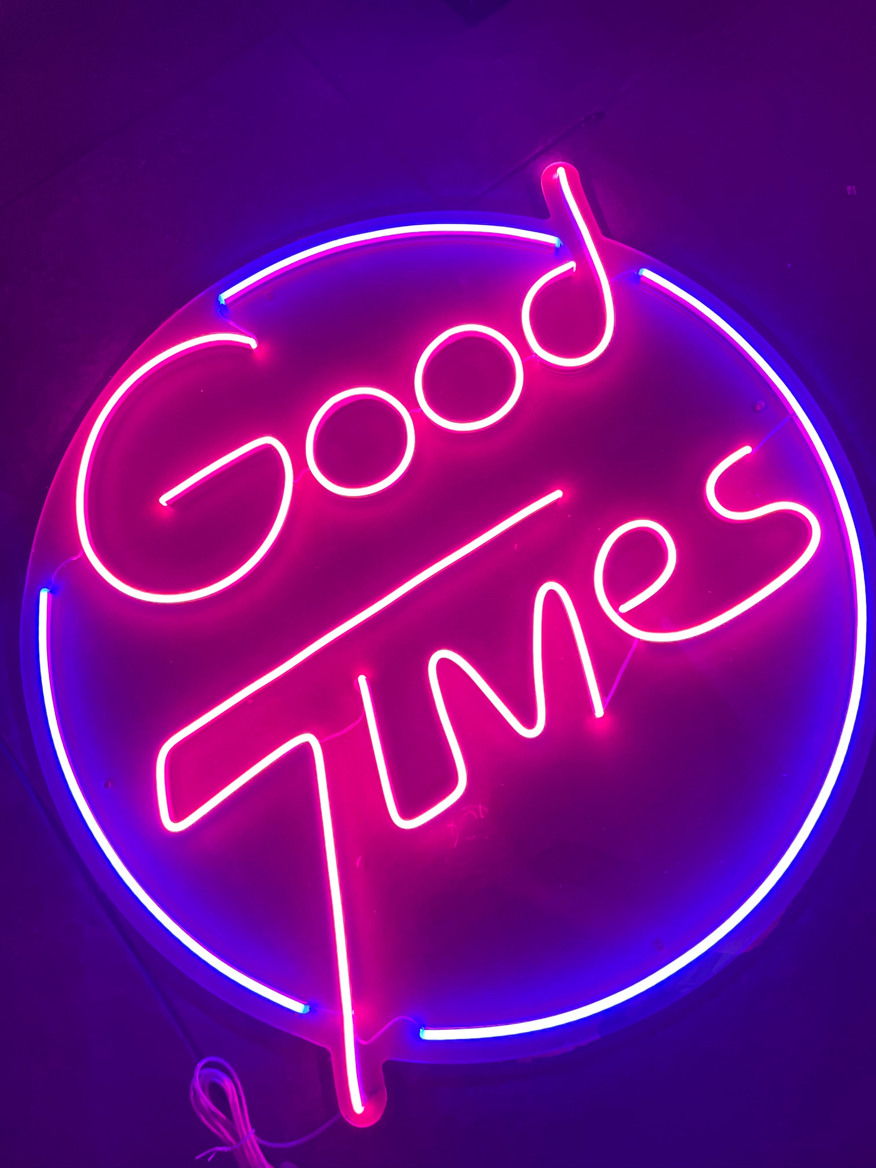 Good Times LED Neon Sign – Neon Factory PR